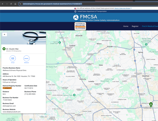 FMCSA Takes Action Against Non-Compliant Medical Examiners: What It ...